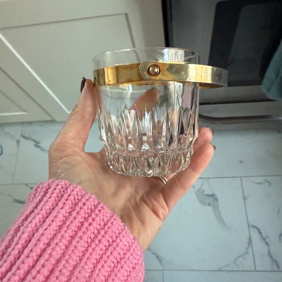 Dining | Elegant Personal Ice Bucket With Gold Accent | Poshmark